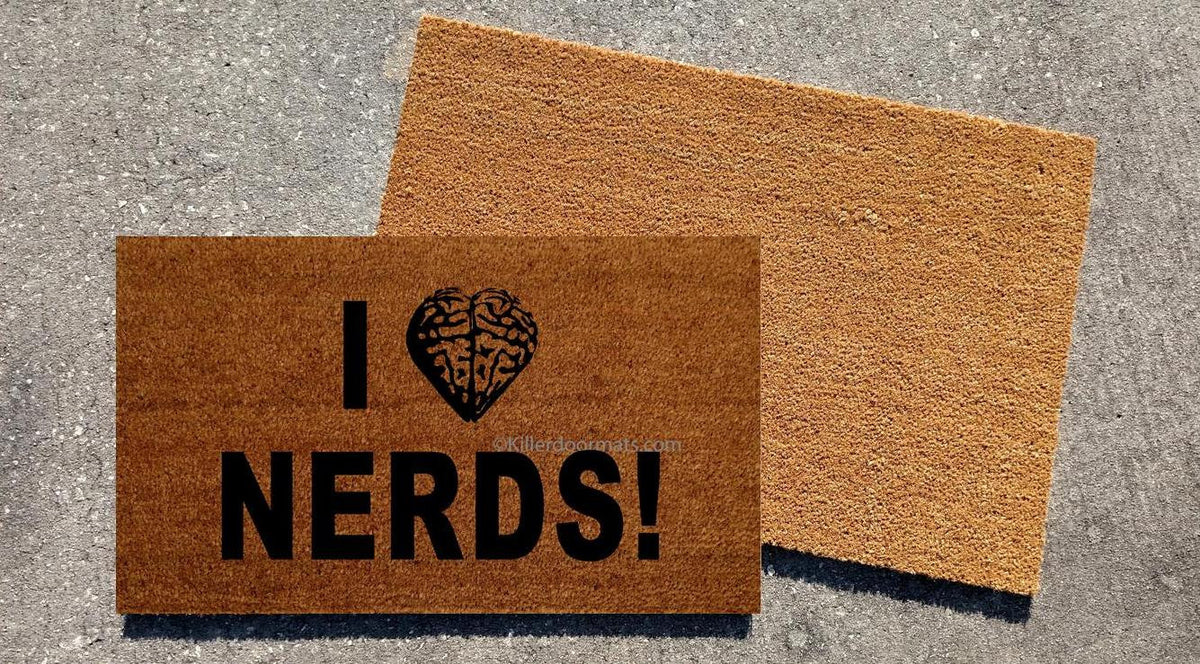I Love Nerds Welcome Door Mat – UnwelcomeDoormats