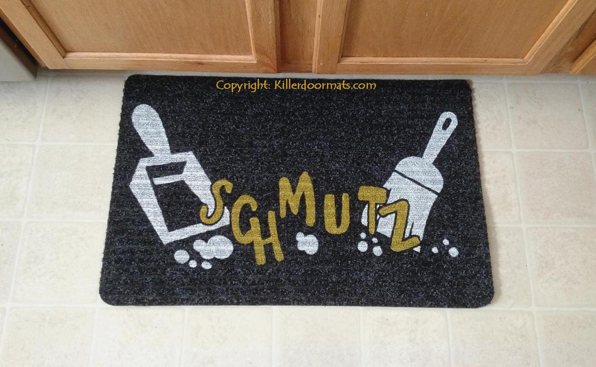 It's YOUR Personalized INDOOR Doormat, Black - Your design idea/image ...