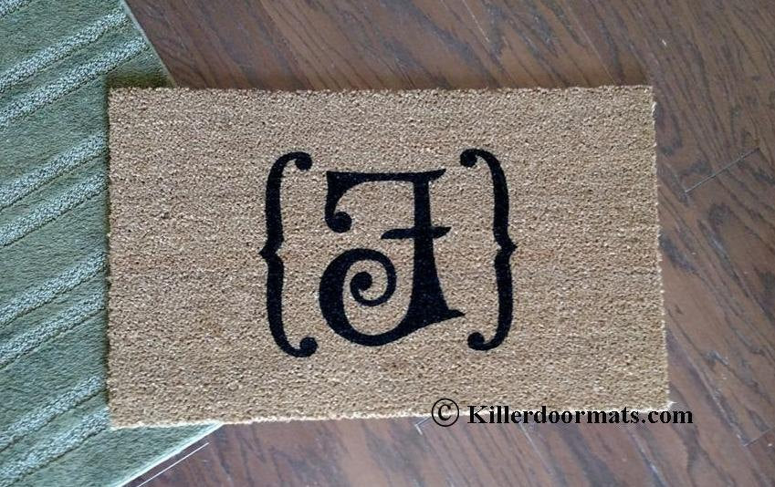 Monogram Welcome Doormat – UnwelcomeDoormats